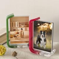 China Crystal dropper resin rectangular photo frame dropper mold DIY horizontal and vertical photo frame ornament silicone mold for sale