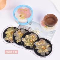 China DIY Crystal Dropper, English Letters, Blessings, Hurtful Words For Friends, Coaster, Teacup Holder, Mirror Silicone Mold for sale