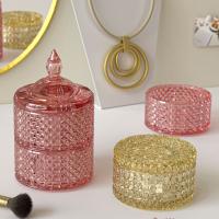 China Diamond Patterned Cylindrical Storage Jar, Silicone Mold, Stacked Jewelry Box, Candle Cup Mold, Aromatherapy Gypsum DIY Mold for sale