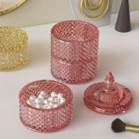 China Diamond Patterned Cylindrical Storage Jar, Silicone Mold, Stacked Jewelry Box, Candle Cup Mold, Aromatherapy Gypsum DIY Mold for sale