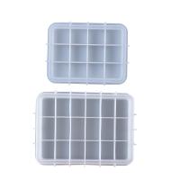 China DIY Crystal Dropper Mold, Household Cup Tray, Rectangular Plate, Silicone Mold for sale