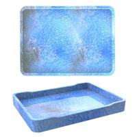 China DIY Crystal Dropper Mold, Household Cup Tray, Rectangular Plate, Silicone Mold for sale