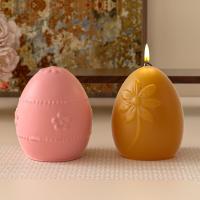 China Cross Border Easter Egg Silicone Mold DIY Flower Easter Egg Candle Ornament Dropper Plaster Mold for sale