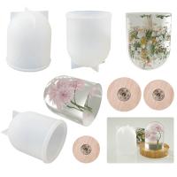 China DIY Dropper Cylindrical Candle Mold, USB Night Light Ornament, Dried Flower Specimen, Cylindrical Silicone Mold for sale