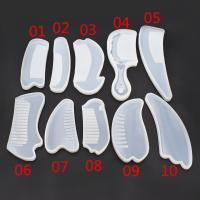China Mirror Smooth Crystal Drop Glue UV Resin Glue Handmade Silicone Mold Cartoon Cute Comb Mold Multiple Options To Choose From for sale