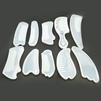 China Mirror Smooth Crystal Drop Glue UV Resin Glue Handmade Silicone Mold Cartoon Cute Comb Mold Multiple Options To Choose From for sale