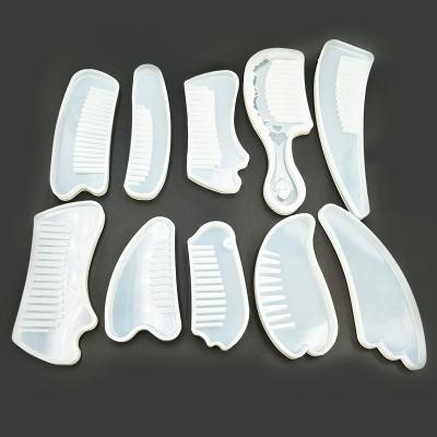 China Mirror Smooth Crystal Drop Glue UV Resin Glue Handmade Silicone Mold Cartoon Cute Comb Mold Multiple Options To Choose From for sale
