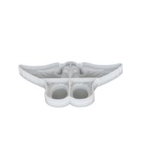 China Halloween Eagle Plugin Square Candlestick Silicone Mold DIY Aromatherapy Gypsum Candle Base Mold for sale