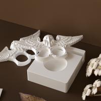 China Halloween Eagle Plugin Square Candlestick Silicone Mold DIY Aromatherapy Gypsum Candle Base Mold for sale