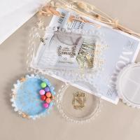China DIY Drip Glue Wave Dot Plate Round Rectangular Bead Edge Storage Box Round Bead Holder Plate Silicone Mold for sale