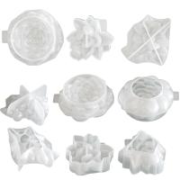 China New Product: Succulent Lotus Orchid Candle Silicone Mold DIY Fragrant Stone Car Ornament Gypsum Mold for sale