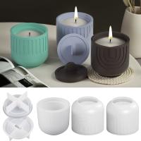 China DIY Crystal Dropping Gel Cement Cup Jar Silicone Mold Creative Gypsum Candle Cup Decoration Mirror Silicone Mold for sale