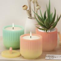 China DIY Crystal Dropping Gel Cement Cup Jar Silicone Mold Creative Gypsum Candle Cup Decoration Mirror Silicone Mold for sale