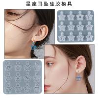 China DIY Crystal Dropper Mold 12 Constellation Pendant Earrings Jewelry Silicone Mold Spot Wholesale for sale