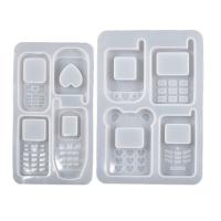 China DIY Drip Glue Flowing Sand Mold For Mobile BB Interphone Phone Flowing Sand Pendant Keychain Silicone Mold for sale