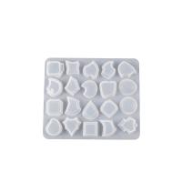 China Crystal Dropper DIY Resin Irregular Mirror Gemstone Patch Pendant Jewelry Pendant Silicone Mold for sale