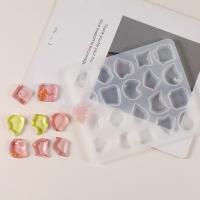 China Crystal Dropper DIY Resin Irregular Mirror Gemstone Patch Pendant Jewelry Pendant Silicone Mold for sale