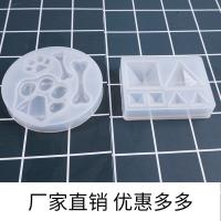 China DIY Crystal Dropper Mold, Bear Paw, Semi Three-dimensional Bone, Three-dimensional Triangle, Square Ear Nail, Silicone Mold for sale
