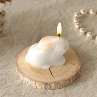 China DIY 3D Rabbit Candle Decoration Silicone Mold Easter Aromatherapy Gypsum Grinding Machine for sale
