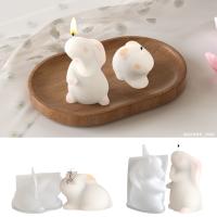 China DIY 3D Rabbit Candle Decoration Silicone Mold Easter Aromatherapy Gypsum Grinding Machine for sale