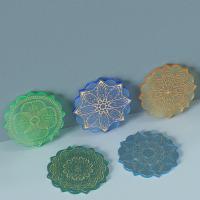 China DIY Crystal Dropper Grinding Tool Mandala Pattern Coaster Table Decoration Silicone Mold Spot Wholesale for sale