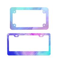 China DIY Crystal Dropper Mold License Plate Frame License Plate Protection Frame Silicone Mold Spot Wholesale for sale