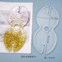 China DIY Dropper Mold, Red Wine Tray, Wine Glass Holder, Cherry Blossom Irregular Coaster, Mirror Silicone Mold for sale
