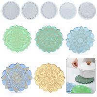 China DIY Crystal Dropper Grinding Tool Mandala Pattern Coaster Table Decoration Silicone Mold Spot Wholesale for sale