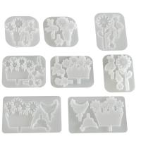 China Easter Silicone Mold DIY Flower Bee Hen Insert Board Candle Holder Candle Base Gypsum Mold for sale