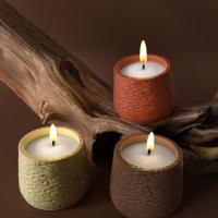 China DIY Rock Stone Pattern Storage Can Aromatherapy Gypsum Candle Cup Flower Pot Platform Silicone Mold for sale