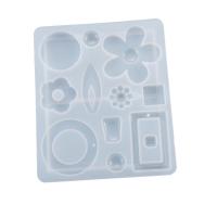 China DIY Drip Glue Mold Earrings Earhooks Homemade Jewelry Pendants Flower Pendants Silicone Mold for sale