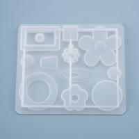 China DIY Drip Glue Mold Earrings Earhooks Homemade Jewelry Pendants Flower Pendants Silicone Mold for sale