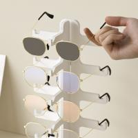 China Multi Layer Glasses Holder Silicone Mold DIY Aromatherapy Gypsum Dropper Sunglasses Display Storage Rack Mold for sale