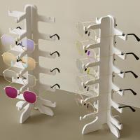 China Multi Layer Glasses Holder Silicone Mold DIY Aromatherapy Gypsum Dropper Sunglasses Display Storage Rack Mold for sale