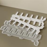 China Multi Layer Glasses Holder Silicone Mold DIY Aromatherapy Gypsum Dropper Sunglasses Display Storage Rack Mold for sale