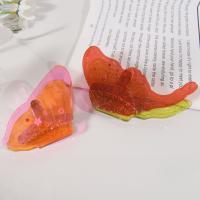China DIY Crystal Dropper Resin Butterfly Wings Kitten Puppy Hair Clip Hair Clip Jewelry Silicone Mold for sale