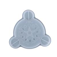 China DIY Crystal Dropper Candle Holder Mold, Lunar Eclipse, Moon Phase, Candle Holder, Star Array, Table Decoration, Silicone Mold for sale
