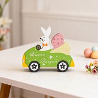 China Easter Cross-border Popular Silicone Mold DIY Driving Bunny Fragrance Stone Ornament Gypsum Mold for sale