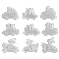 China Easter Cross-border Popular Silicone Mold DIY Driving Bunny Fragrance Stone Ornament Gypsum Mold for sale