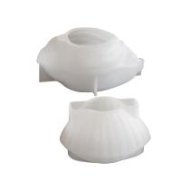 China DIY Dropping Resin Aromatherapy Gypsum Conch Shell Candle Cup Ocean Storage Can Silicone Mold for sale