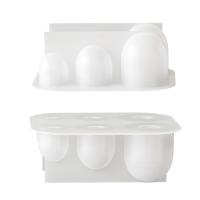 China Six Grid Large, Medium, Small, Three-dimensional Balloon Silicone Mold DIY Chocolate Cake Decoration Gypsum Candle Mold for sale