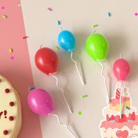 China Six Grid Large, Medium, Small, Three-dimensional Balloon Silicone Mold DIY Chocolate Cake Decoration Gypsum Candle Mold for sale