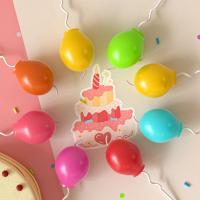 China Six Grid Large, Medium, Small, Three-dimensional Balloon Silicone Mold DIY Chocolate Cake Decoration Gypsum Candle Mold for sale