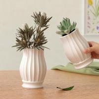 China Nordic Simple Roman Vase Dropping Mold DIY Aromatherapy Gypsum Desktop Decoration Flower Pot Silicone Mold for sale