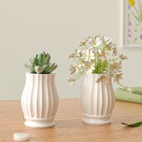 China Nordic Simple Roman Vase Dropping Mold DIY Aromatherapy Gypsum Desktop Decoration Flower Pot Silicone Mold for sale