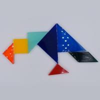China Tangram Silicone Bracelet Mold DIY Handmade Material High Mirror Bright Crystal Drip Glue Dried Flower Bracelet for sale