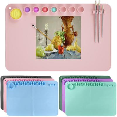 China Silicone Oil Painting Pad, Children's DIY Clay Tool Art Pad, Graffiti Board Pad, Cross-border Popular Item for sale