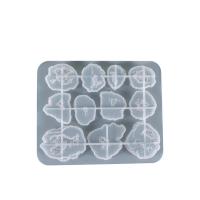 China Crystal Cave Pendant Dropping Mold Full Plate Irregular Shaped Crystal Cave Crystal Pendant Silicone Mold for sale