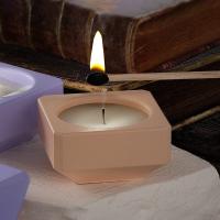 China Drip Glue Square Storage Box Grinding Tool DIY Cement Gypsum Soybean Candle Container Candle Holder Silicone Mold for sale
