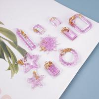 China DIY Crystal Dropping Gel Mold Pendant Lace Irregular Earrings Earrings Earrings Homemade Jewelry Silicone Mold for sale